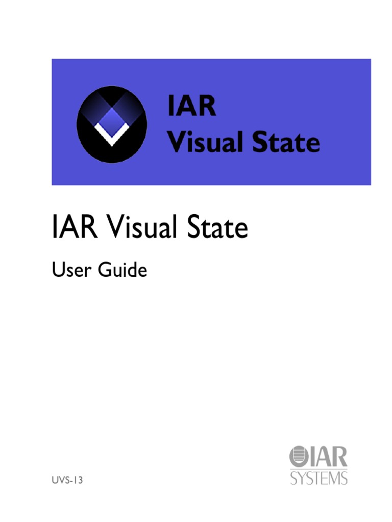 UserGuide - IAR Visual State | Download Free PDF | Menu (Computing) | Window (Computing)