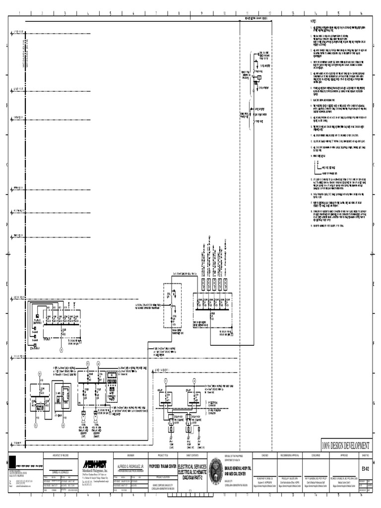 100% Design Development: Electrical Schematic Diagram Part-2 | PDF