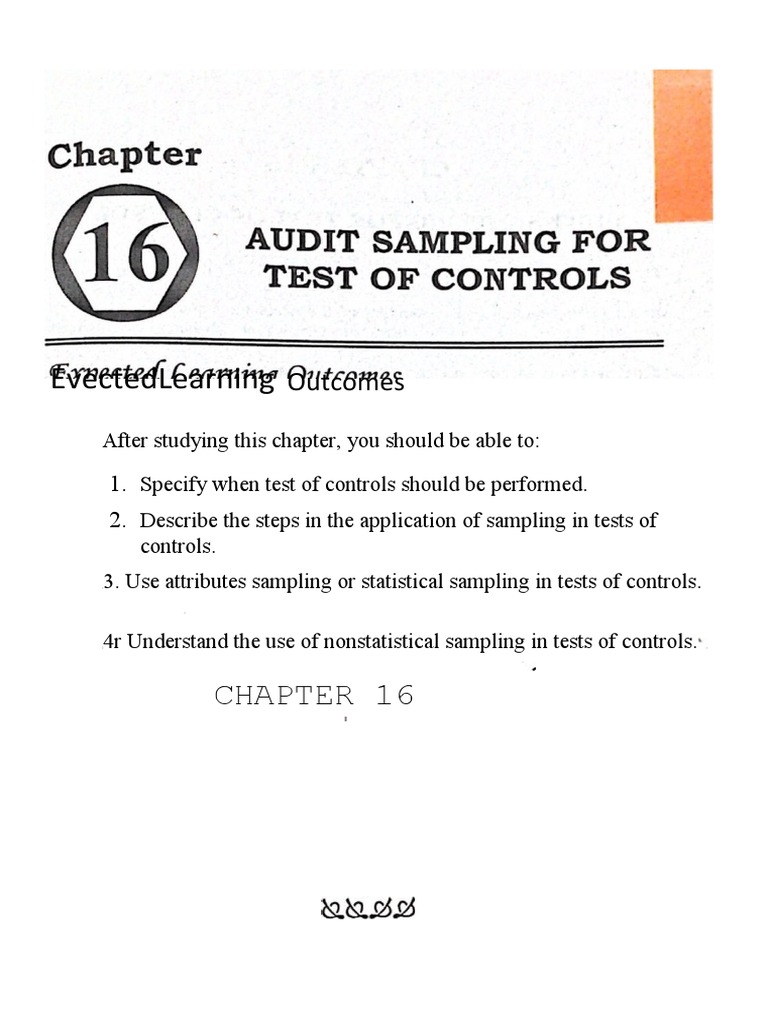 Chapter 16 Auditing | PDF | Audit | Risk