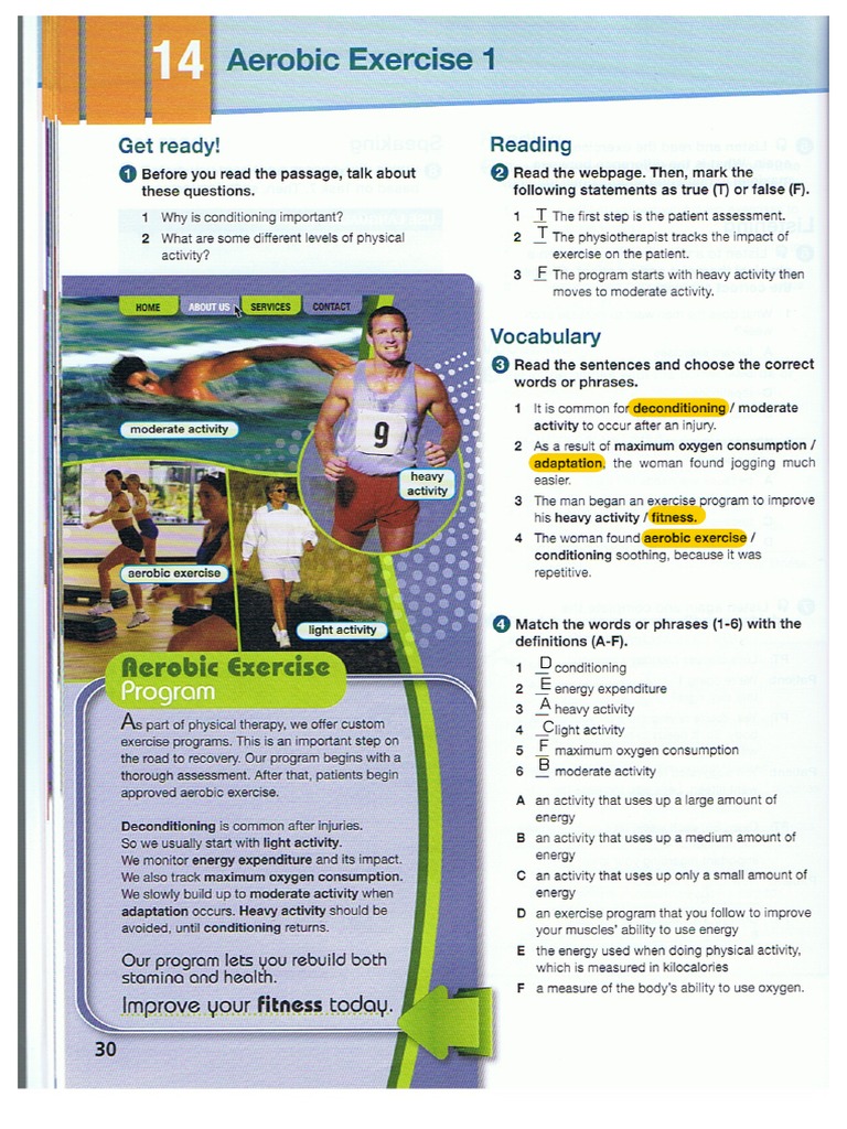 9 Aerobic Exercise 1 Done | PDF