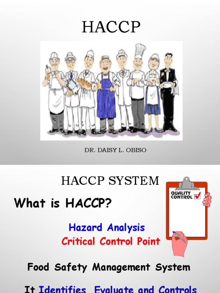 HACCP System Explained | PDF | Hazard Analysis And Critical Control ...