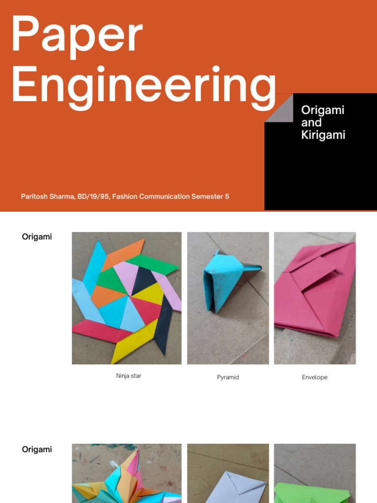 Paper Engineering: Origami and Kirigami | PDF