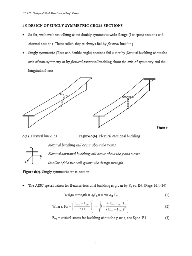 Flexural Buckling | PDF | Buckling | Cartesian Coordinate System