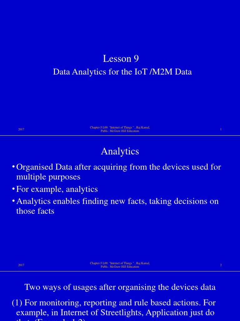 Unit2 Data Analytics | PDF | Internet Of Things | Analytics