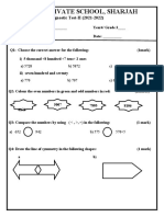 Grade 3 Diagnostic Test | PDF