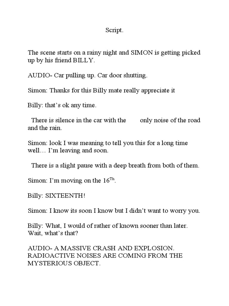 The Script Radio Drama | PDF | Extraterrestrial Life