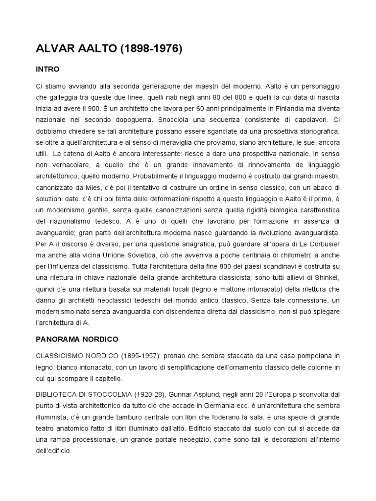 Alvar Aalto | PDF