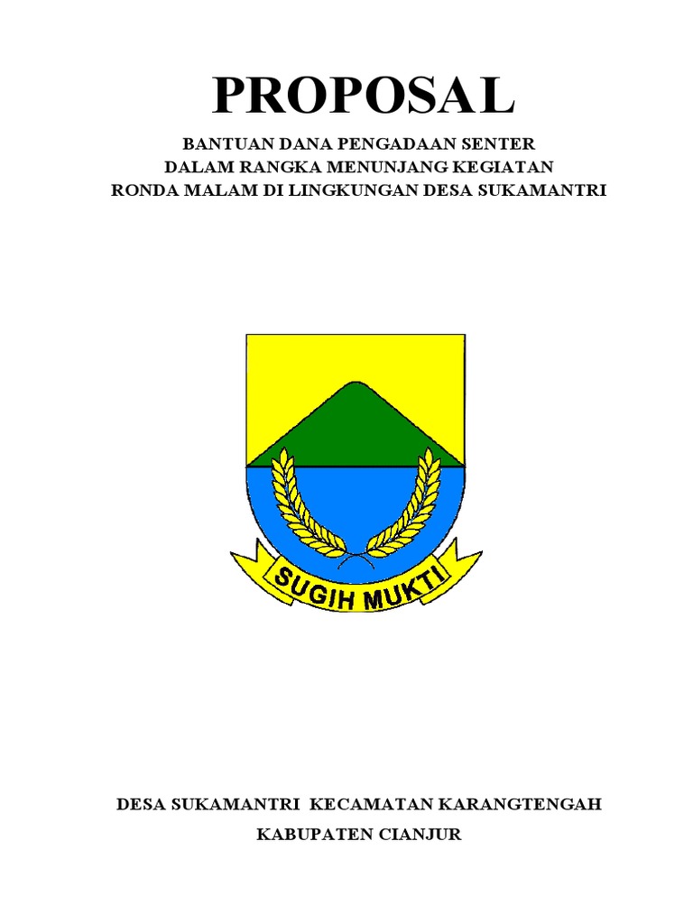 Proposal Pembangunan Pos Jaga | PDF