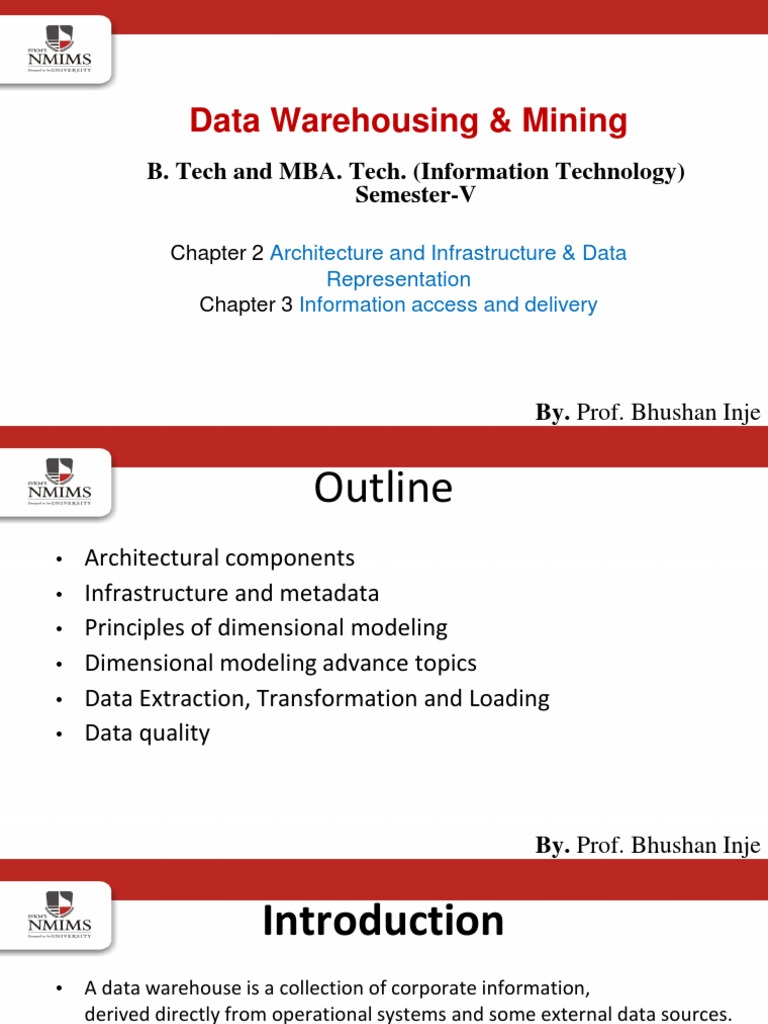 Chapter 2 and 3 | PDF | Data Warehouse | Databases