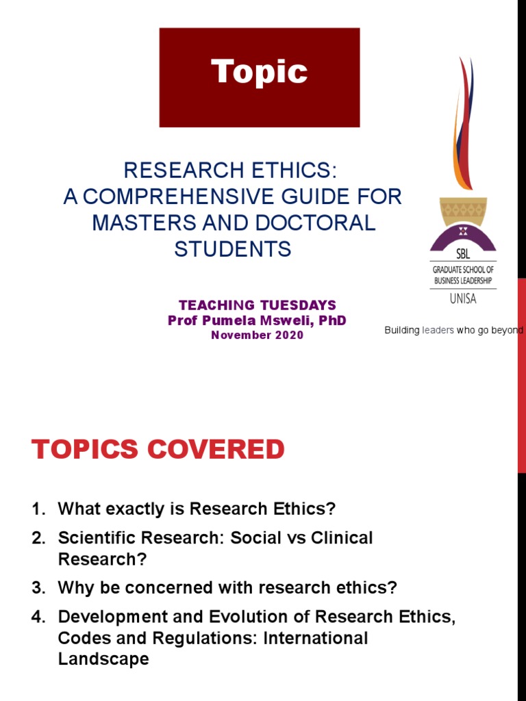 A Comprehensive Guide To Research Ethics For Postgraduate Students ...