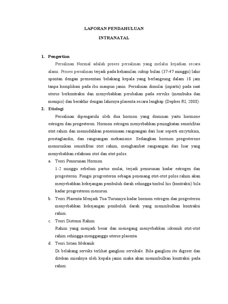 LP Intranatal | PDF
