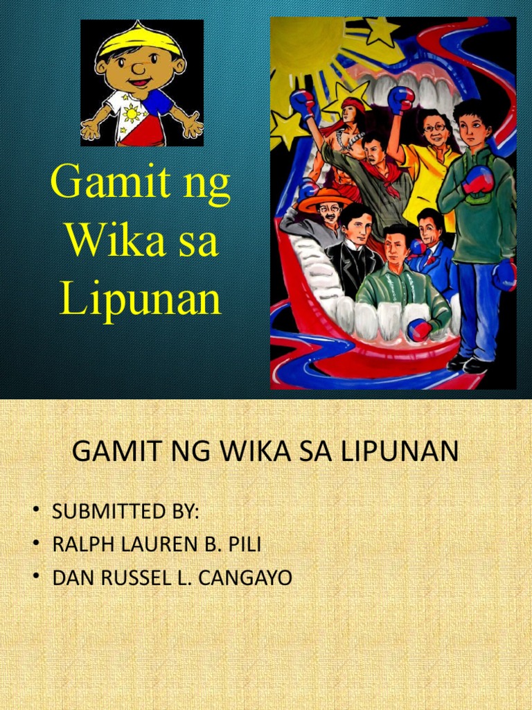Gamit NG Wika Sa Lipunan | PDF