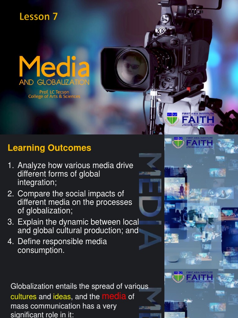 Media's Role in Globalization Dynamics | PDF | Media (Communication ...