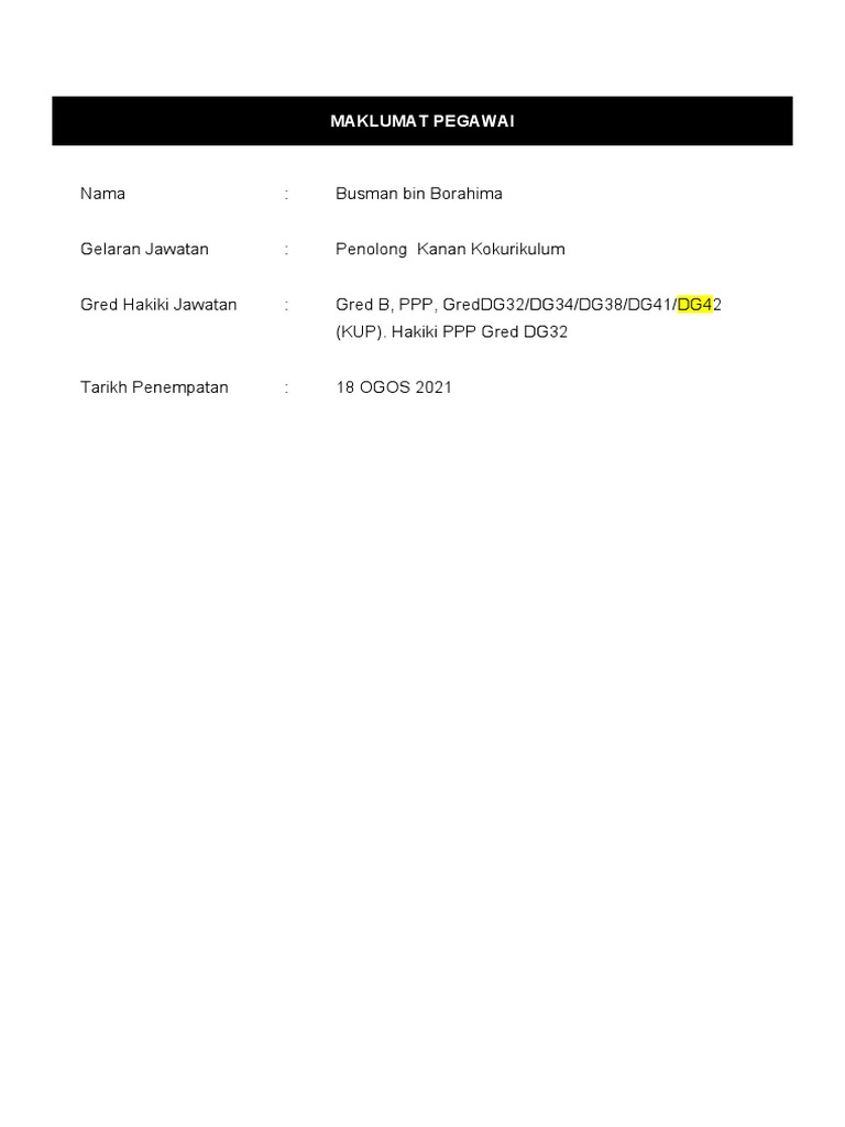 Kandungan Myportfolio Pkko | PDF