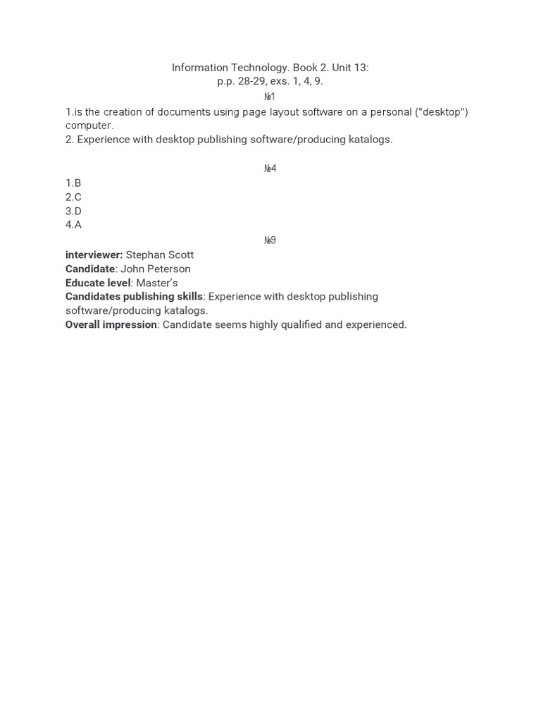 Module 2. Task 3. Robotics. | PDF