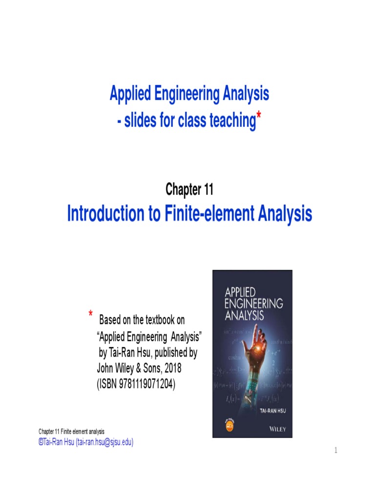 Finite Element Analysis | PDF | Finite Element Method | Continuum Mechanics