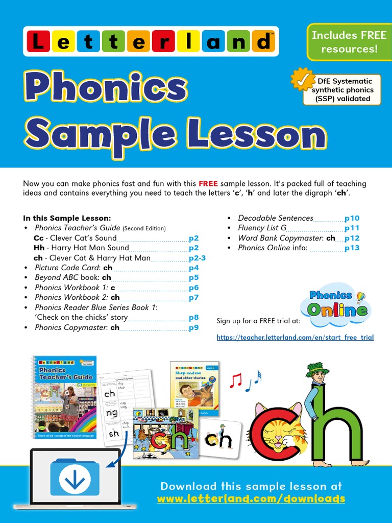 Phonics Sample Lesson | PDF | Phonics | Learning