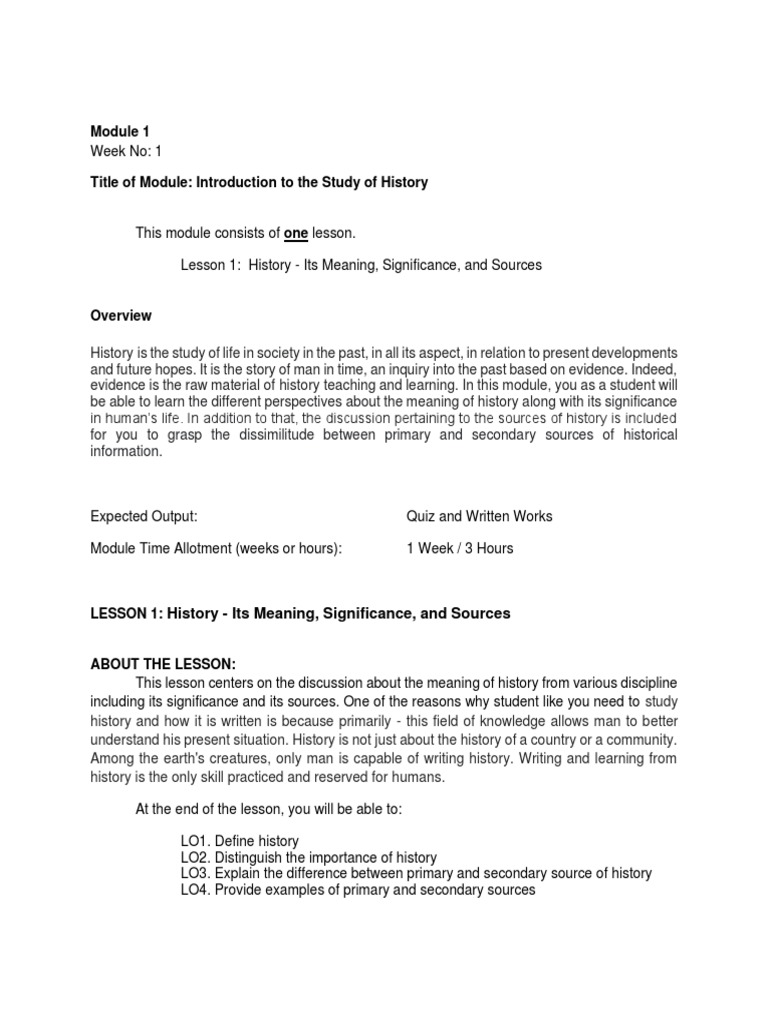 RPH Module 1 1 | PDF