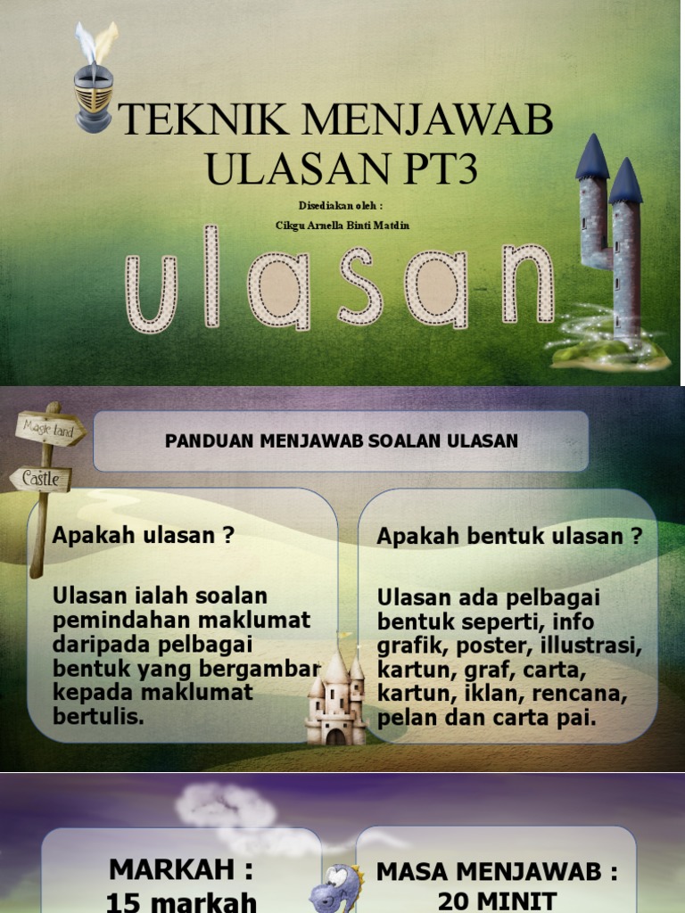 Teknik Menjawab Ulasan PT3 | PDF