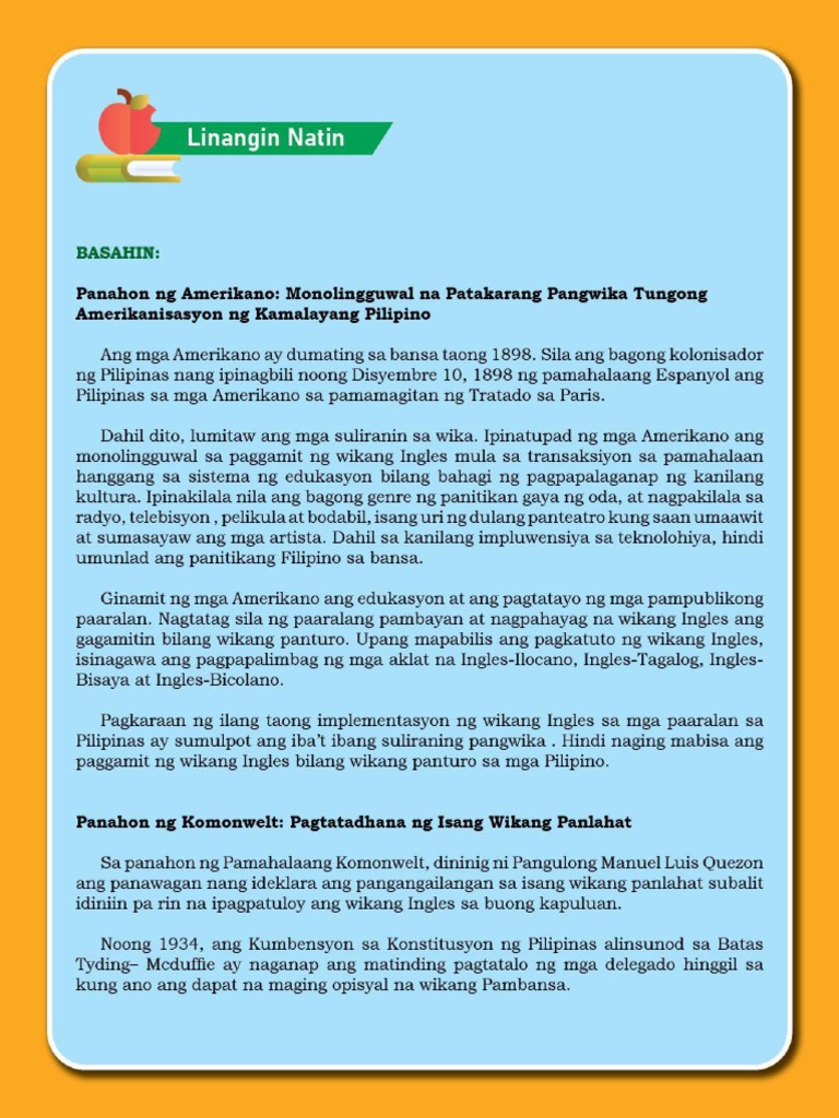 Linangin Natin Mod 2 | PDF