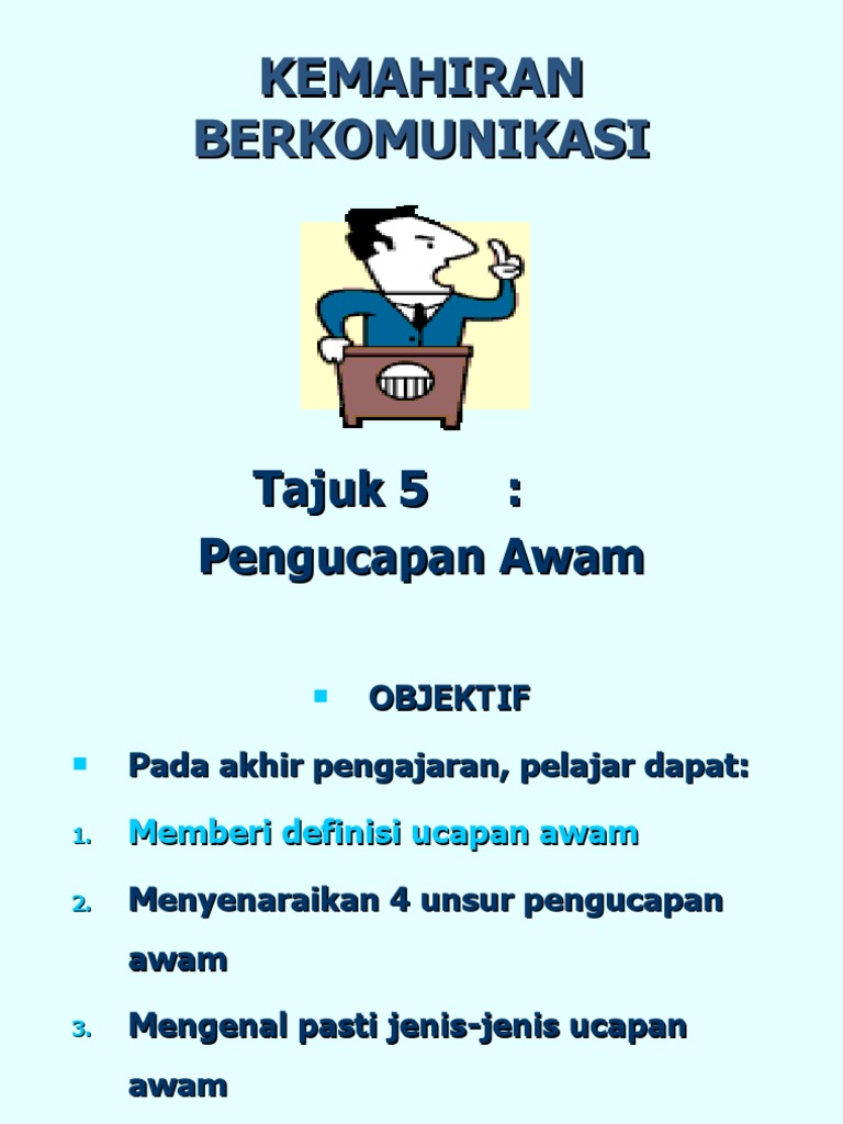 Pengucapan Awam | PDF