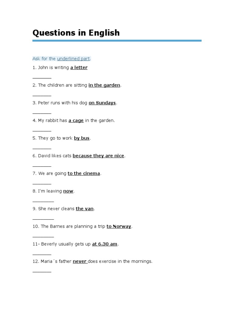 Inter 1 Questions in English | PDF