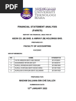 Fin242 - Financial Analysis (Group Assignment) | PDF | Market Liquidity ...