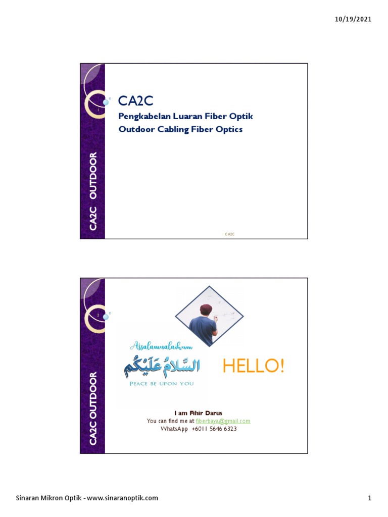 CA2C Online V4 | Download Free PDF | Optical Fiber | Telecommunications