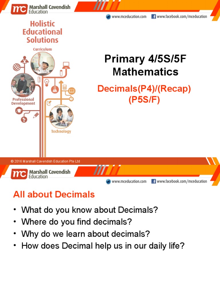 Chapter 10 Decimals P4 Mathematics | PDF | Decimal | Significant Figures
