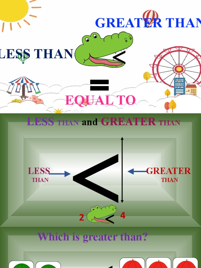 Greater Than Less Than | PDF | Cooking, Food & Wine | Self-Improvement