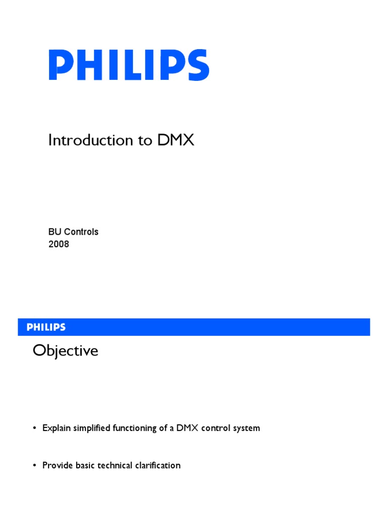 Introduction to DMX Control Systems | PDF | Electronics | Computer ...
