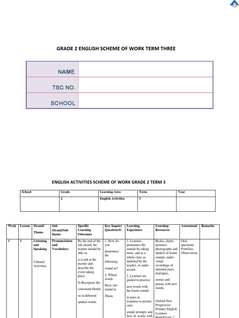 English Grade 2 | PDF | Reading Comprehension | English Language