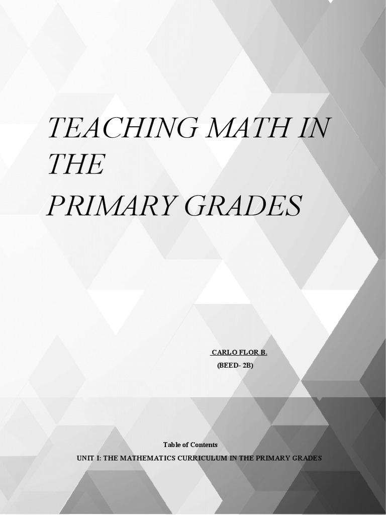Teaching Math in The | PDF | Constructivism (Philosophy Of Education ...