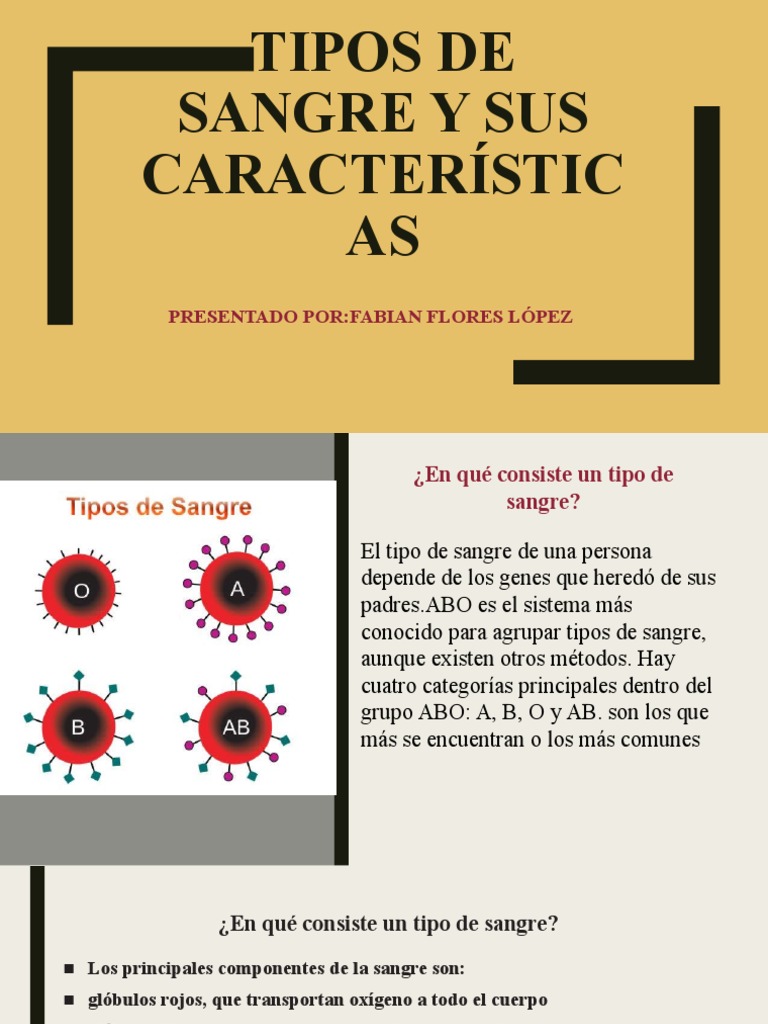 Tipos de Sangre | PDF | Tipo de sangre | Sangre