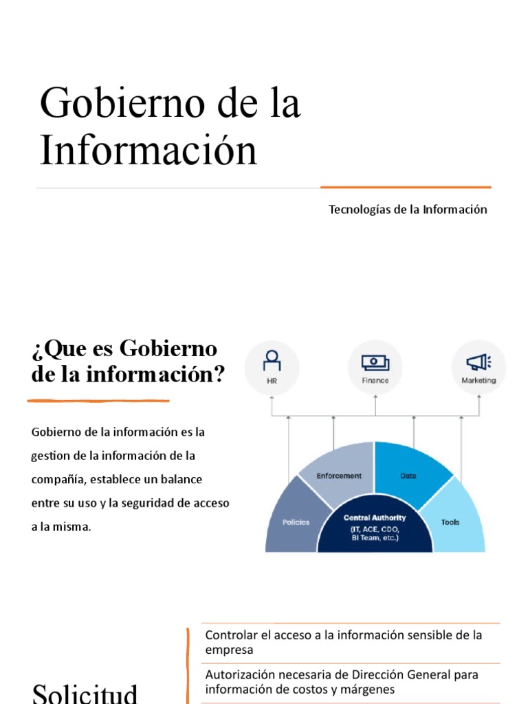 Gobierno de La Información | PDF | Salario | Presupuesto