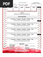 Ironsworn Character Sheet | PDF