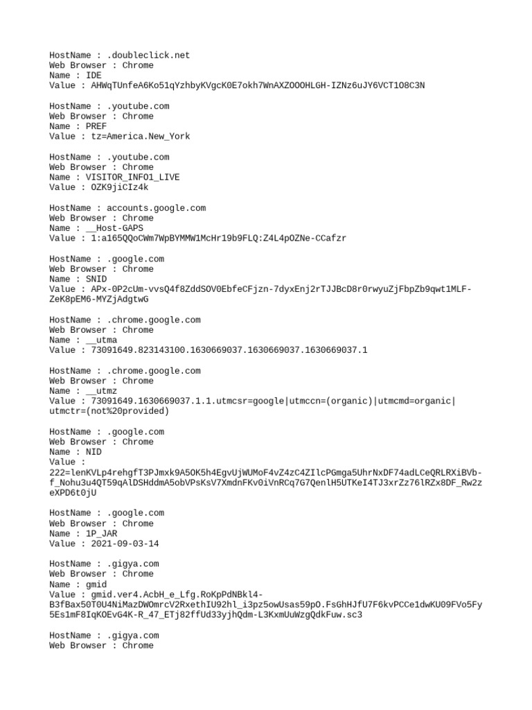 Cookies | PDF | Internet | Web Technology