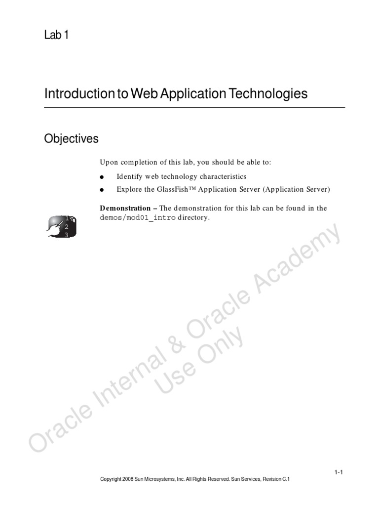 Use Only: Introduction To Web Application Technologies | PDF ...