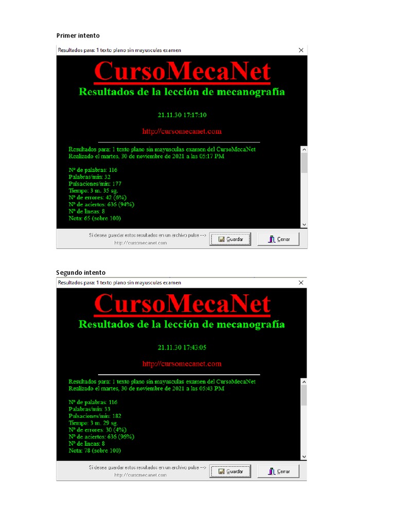 30-11 Mecanet Examen | PDF