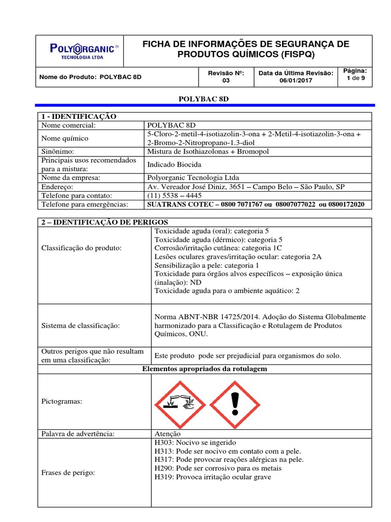 Polybac 8D | PDF | Embalagem e rotulagem | Vômito