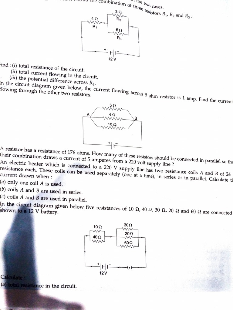 Circuit Analysis: Resistor Calculations | PDF | Series And Parallel ...