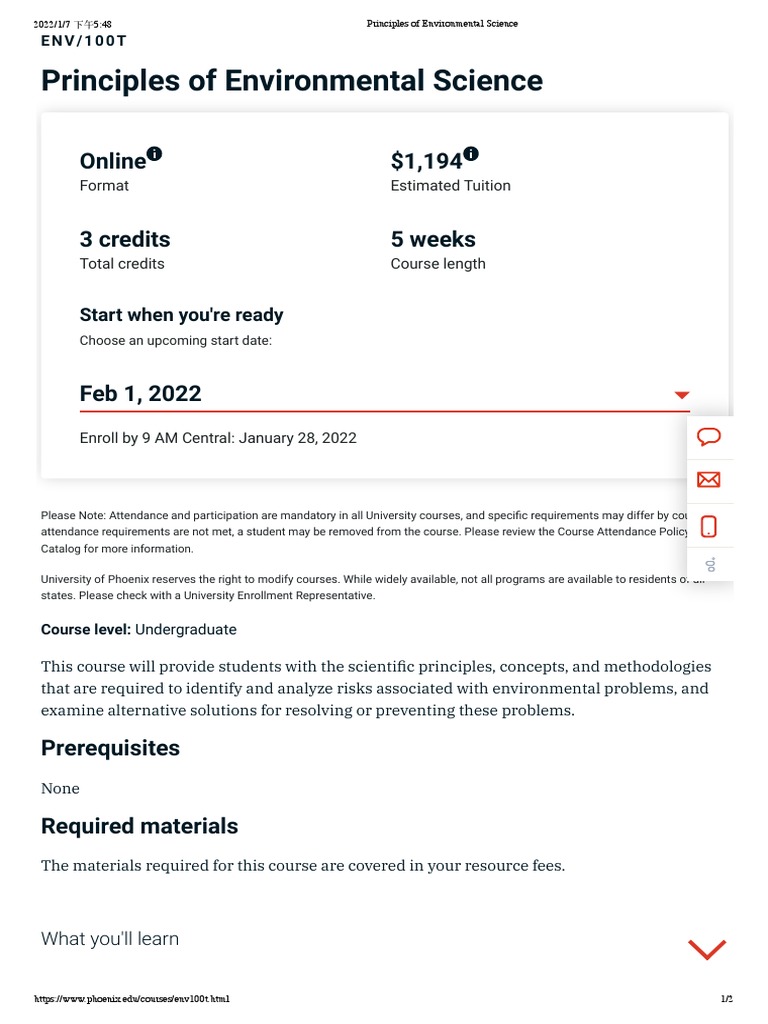 Principles of Environmental Science | PDF | Environmental Science | Science