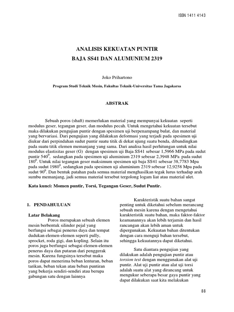 Uji Puntir | PDF | Sains & Matematika