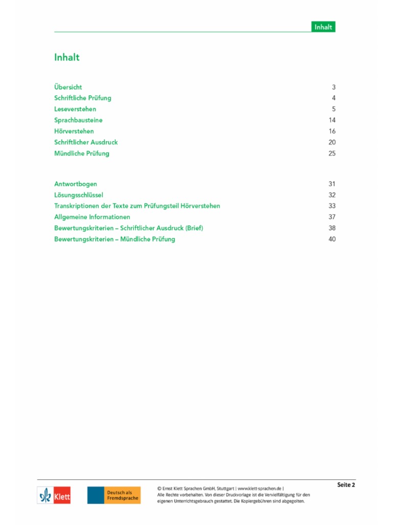 Untitled Modelltest TELC Deutsch B2 1 | PDF