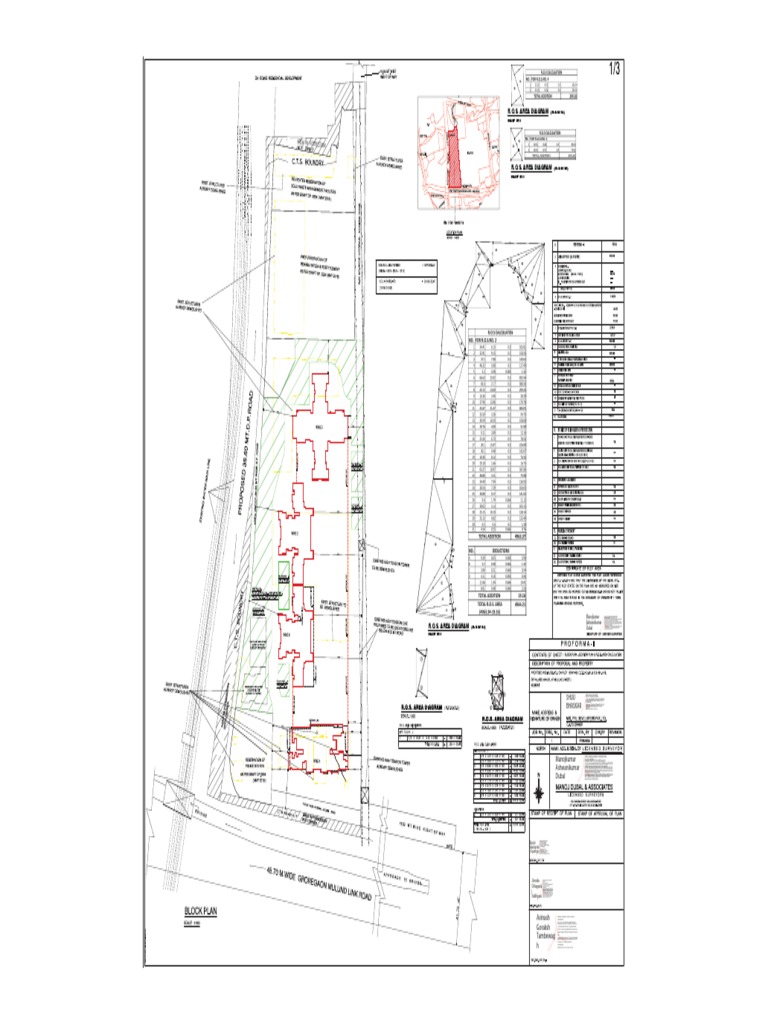 R.O.S. Area Diagrams at 1:500 Scale | PDF