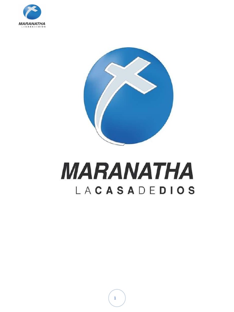 Consolidacion Maranatha | PDF | Oración | Jesús