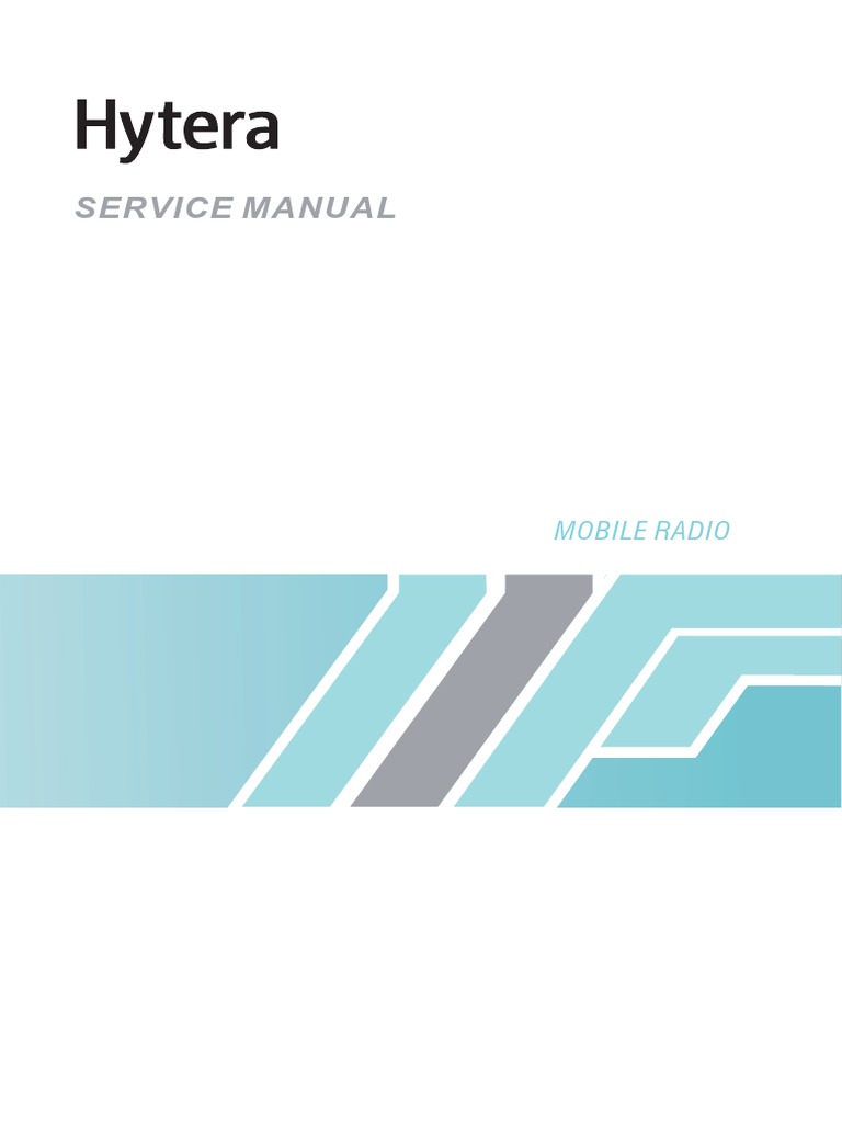 WF - MD780&MD780G Hytera Service Manual R3.5 03-20-12 | PDF | Trademark | Computing