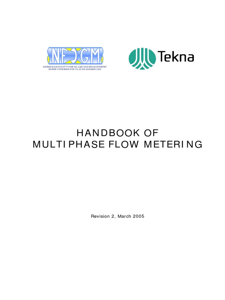 Handbook of Multiphase Flow Metering: Revision 2, March 2005 | PDF ...