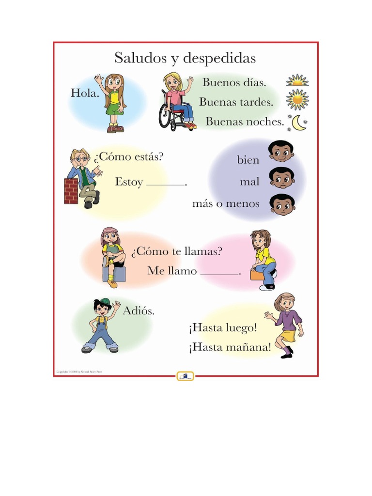 Saludos y Despedidas en Inglés y Español | PDF