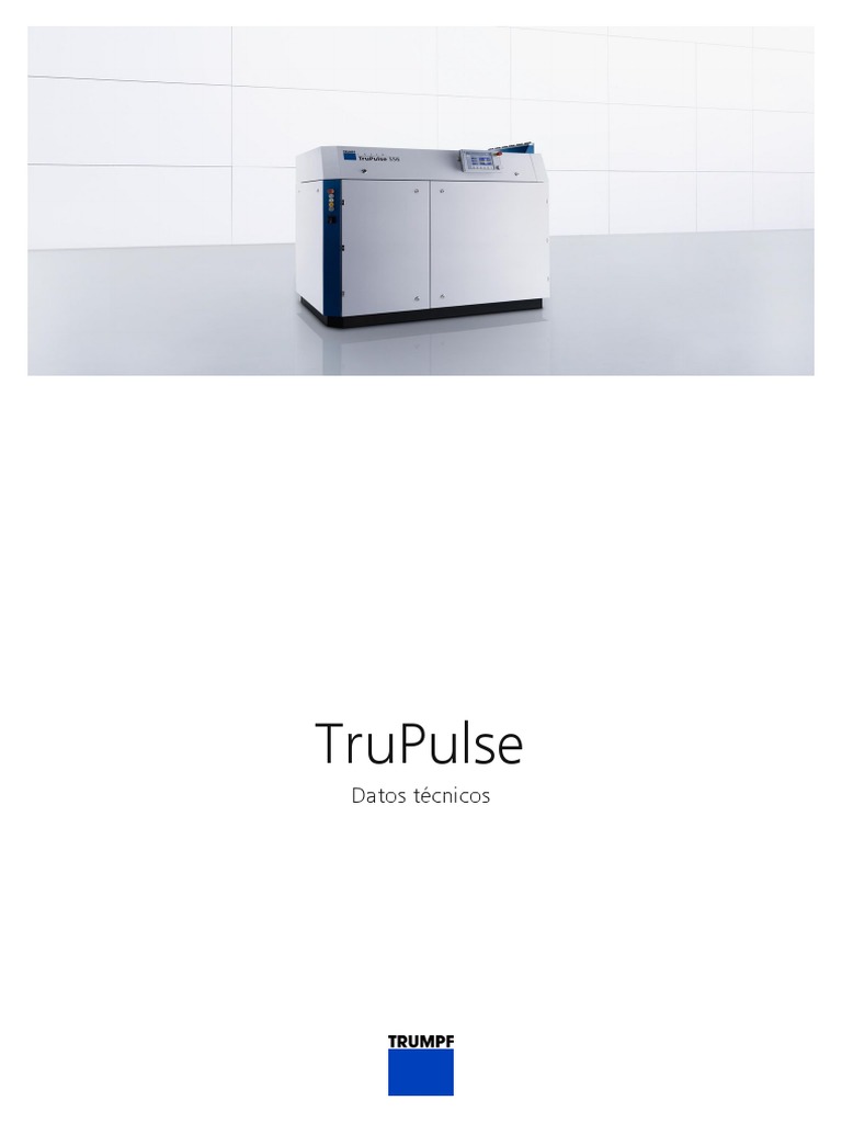 TRUMPF Technical Data Sheet TruPulse | PDF | Láser | Frecuencia